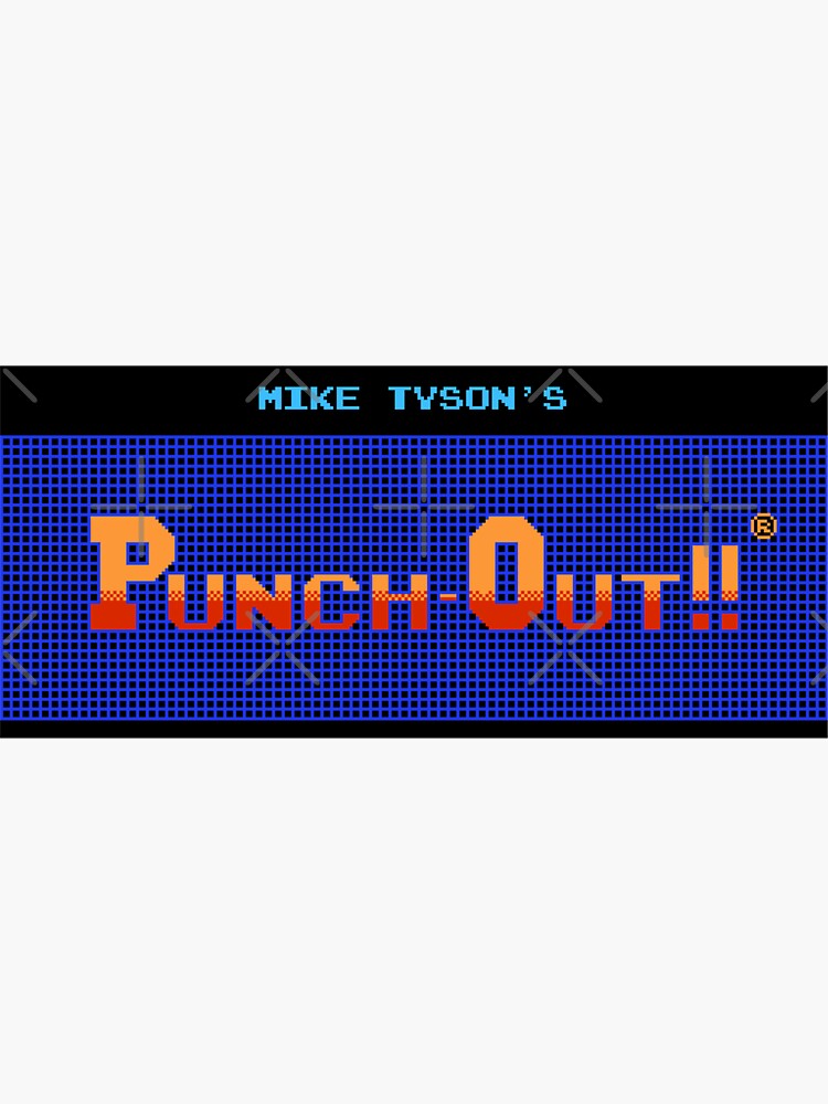 "Punch-Out" Sticker for Sale by TaoJones42 | Redbubble
