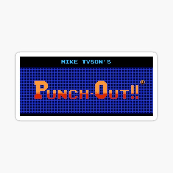 "Punch-Out" Sticker for Sale by TaoJones42 | Redbubble