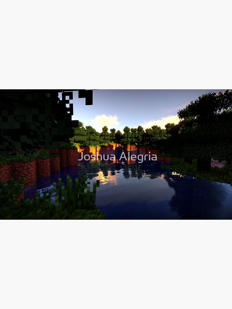 "Minecraft Shader Picture" Canvas Print by Opptitronica | Redbubble