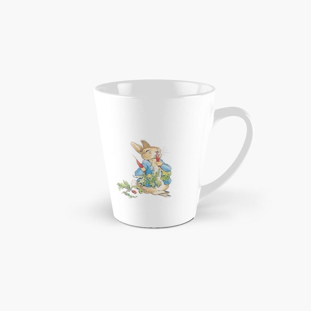 "Peter Rabbit Eating Carrots by Beatrix Potter - Vintage Art" Sticker ...