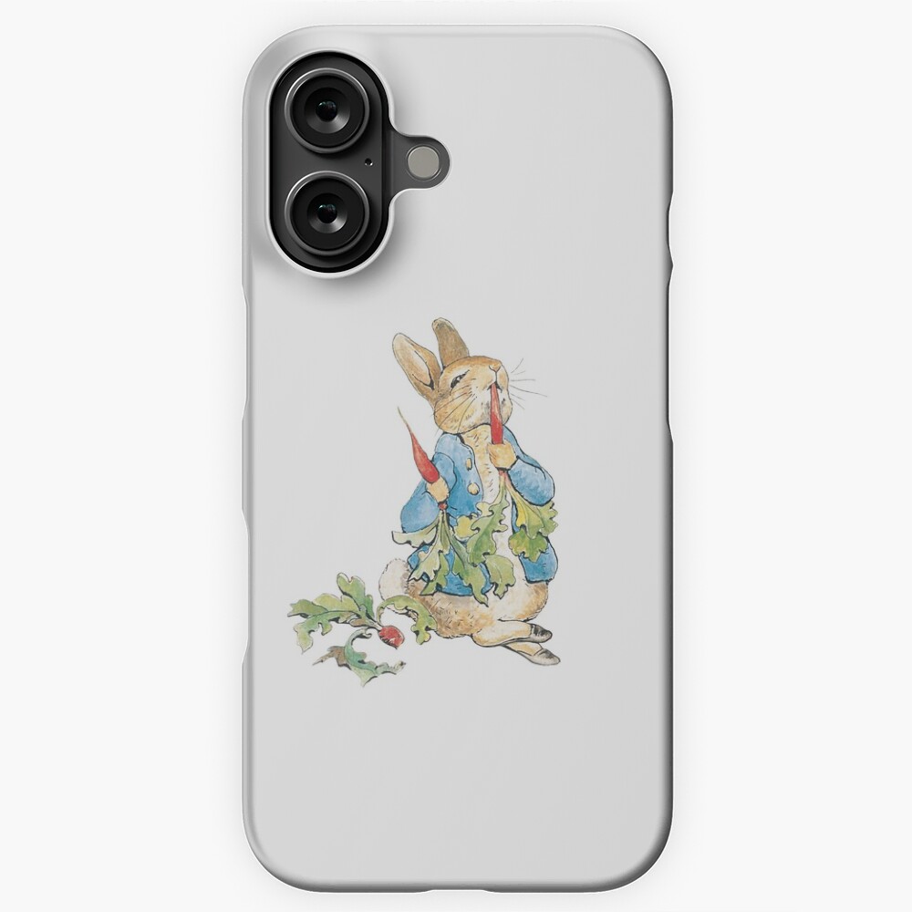 "Peter Rabbit Eating Carrots by Beatrix Potter - Vintage Art" Sticker ...