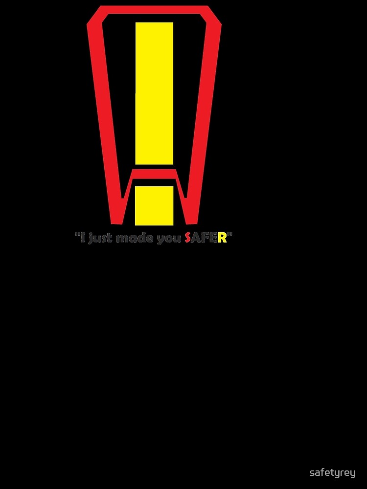 "Caped Exclamation Mark Logo" Art Print by safetyrey | Redbubble