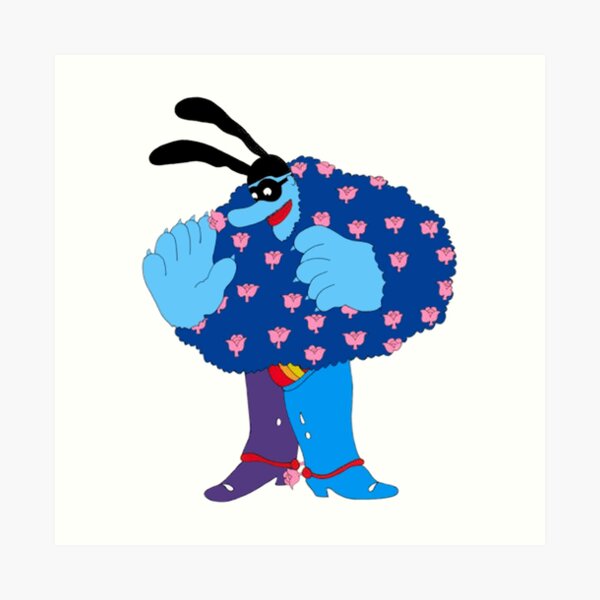 "Blue Meanie" Art Print for Sale by SpencerHeff2 | Redbubble