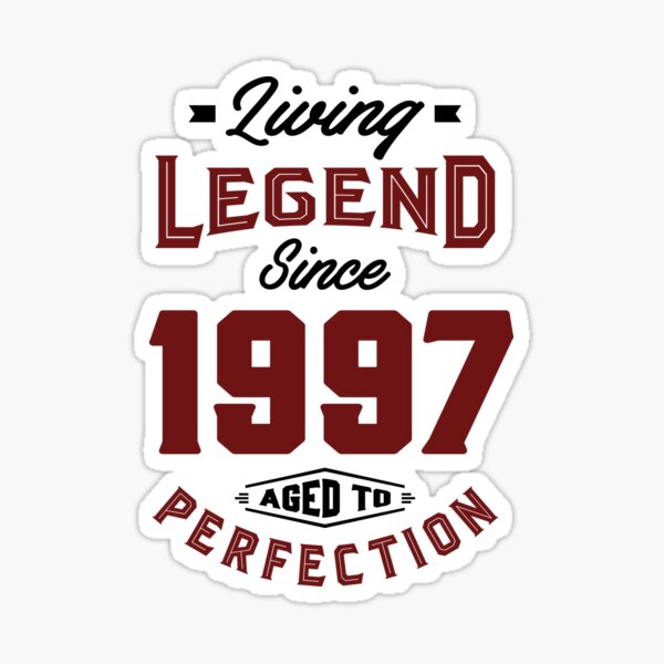 Made In 1997 Stickers | Redbubble