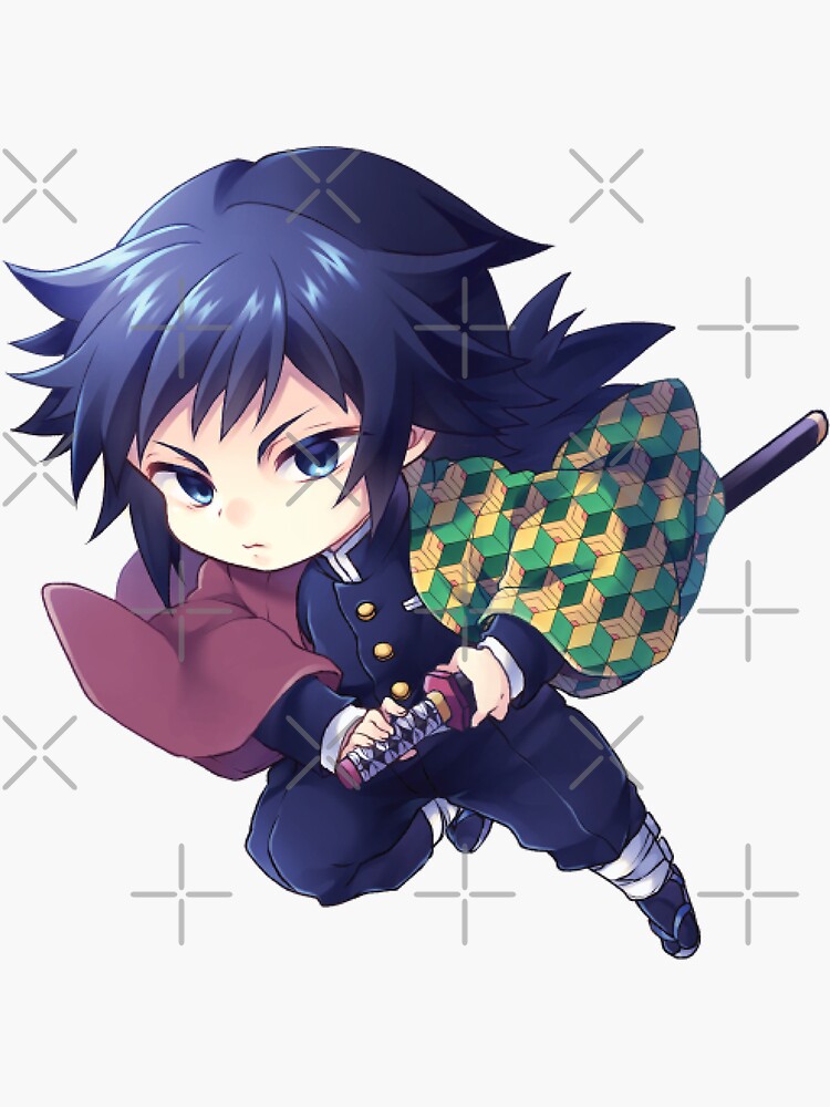 "giyu" Sticker for Sale by benoixio | Redbubble