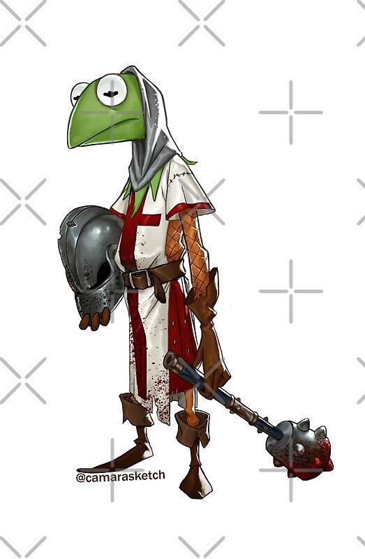 "Kermit knight" by Camarasketch | Redbubble