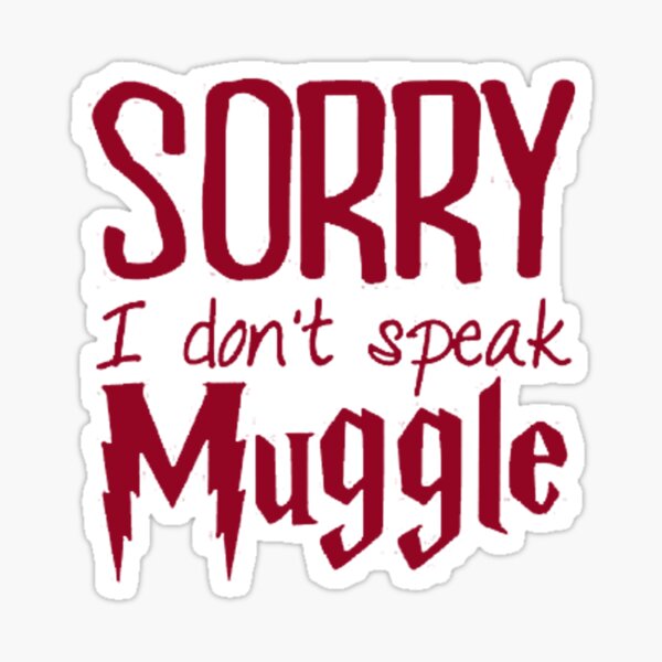 Muggle Stickers | Redbubble