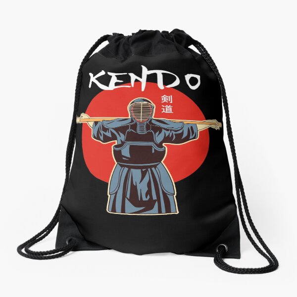 Kendo Sword Martial Arts Fighters Drawstring Bags | Redbubble