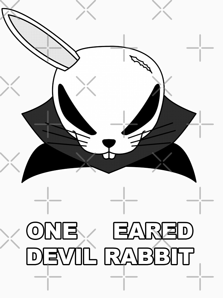 "One Eared Devil Rabbit" T-shirt for Sale by TENSEy | Redbubble ...