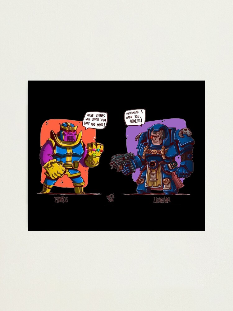 "MCU Meets WH40k : Warhammer 40k crossover comic" Photographic Print by ...