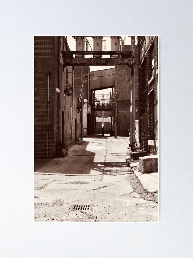 "Back Alley" Poster by EvySutton | Redbubble