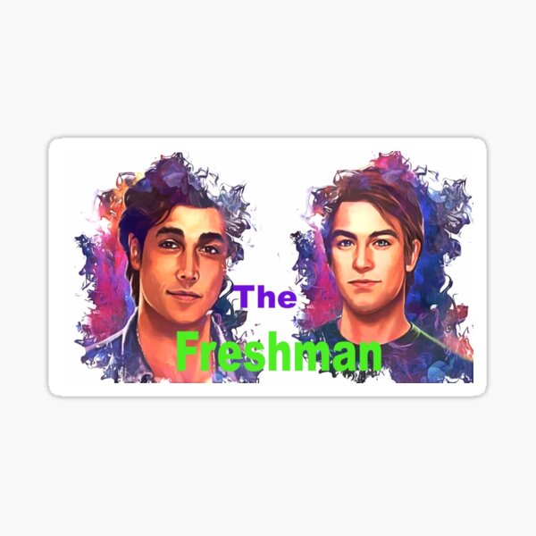 "The Freshman" Sticker by littlegreenmoo | Redbubble