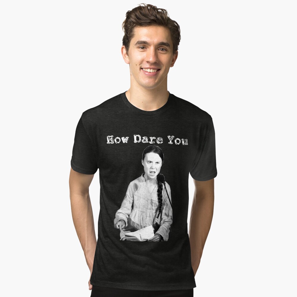 "Greta Thunberg | How Dare You | " Sticker for Sale by chris28zero ...