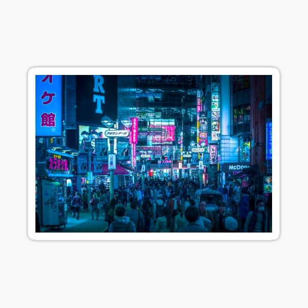 "Shibuya Altered Carbon" Sticker by TokyoLuv | Redbubble