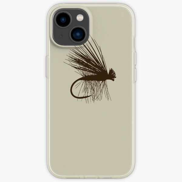 "The Elk Hair Caddis Fly - Dark Brown" iPhone Case for Sale by dkoda ...