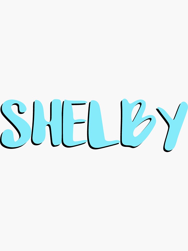 "Blue Shelby" Sticker by FTML | Redbubble