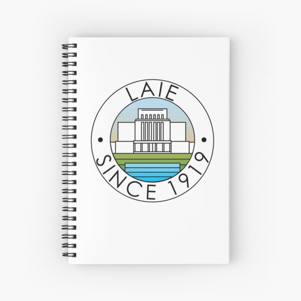 "Laie Temple - LDS Streetwear" Spiral Notebook by LDStreetwear | Redbubble