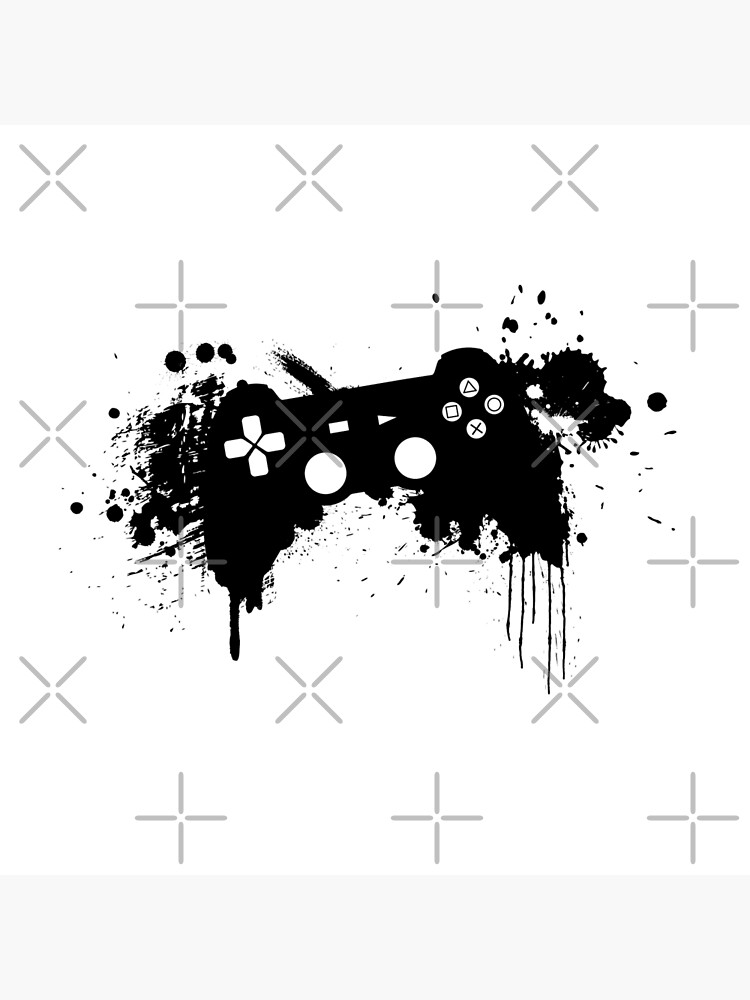 Dekokissen for Sale mit "Playstation Controller Splatter Grafik" von ...