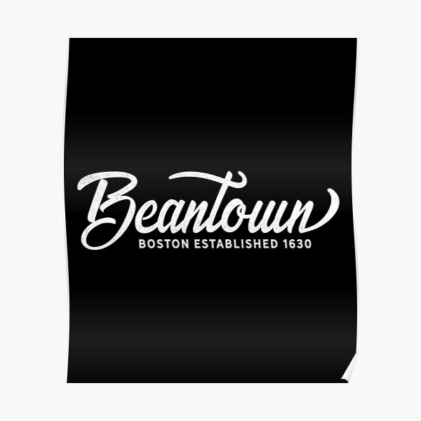 "Boston Classic Vintage Beantown Vintage Throwback" Poster by ...