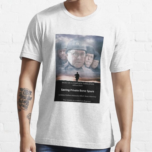 "Saving Private Bone Spurs" T-shirt for Sale by ToyoTees | Redbubble | trump t-shirts - impeach ...