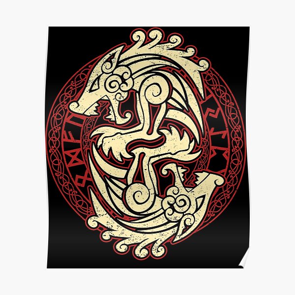 "Fenrir" Poster by Dandeelion | Redbubble