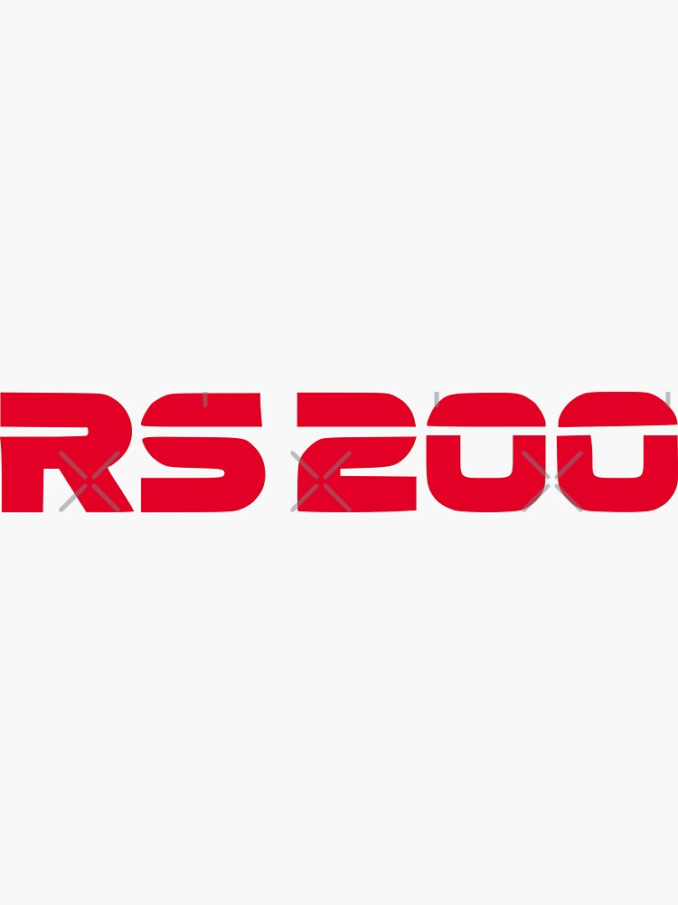 "RS200 " Sticker for Sale by purpletwinturbo | Redbubble