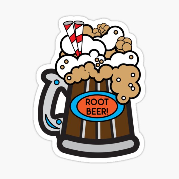"Root Beer" Sticker for Sale by attractivedecoy | Redbubble