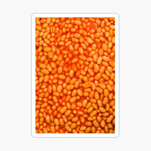 "Baked Beans" Sticker for Sale by koovox | Redbubble