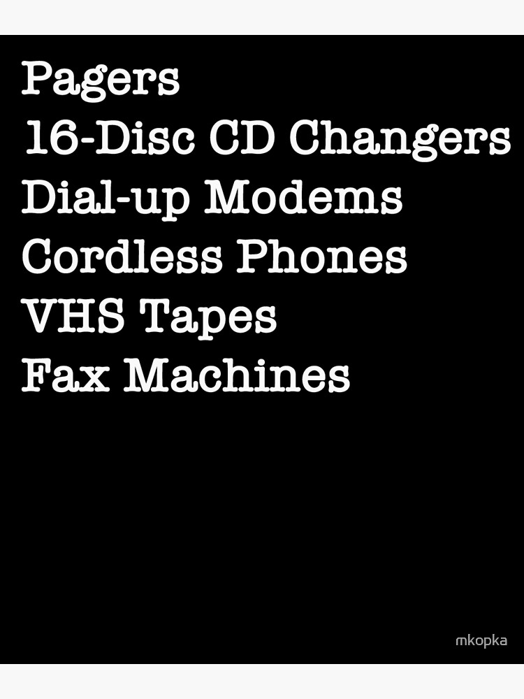 "90s Technology memories Nostalgia List - Fax Machines, VHS Tapes ...