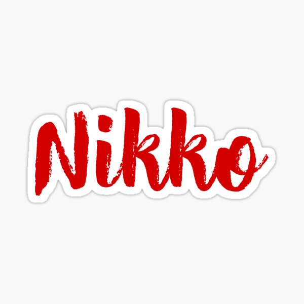 Nikko Stickers | Redbubble