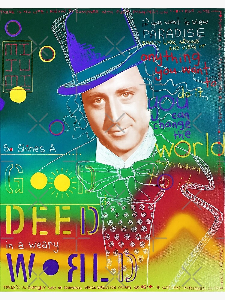 "Wonka Vision" Poster by mijumi | Redbubble