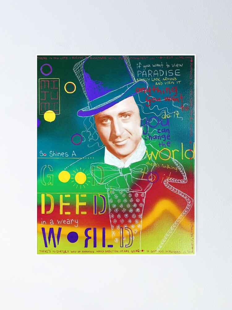 "Wonka Vision" Poster for Sale by mijumi | Redbubble