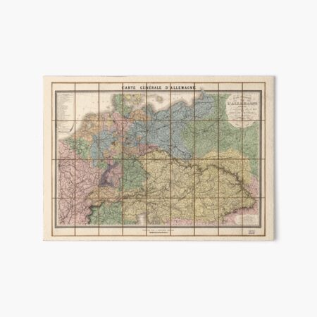 "Map of Germany (1866)" Art Board Print for Sale by allhistory | Redbubble