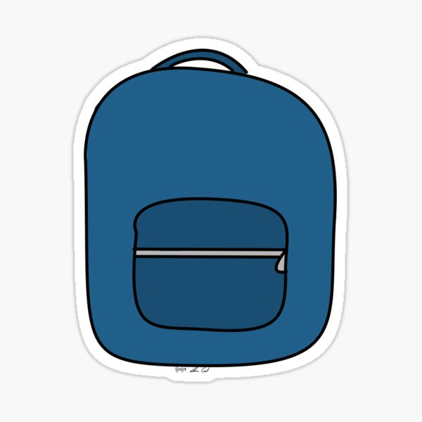 "Back Pack" Sticker by dominiccivilart | Redbubble