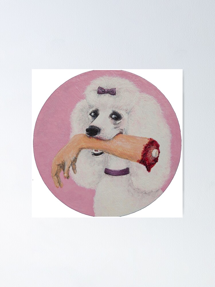 "Killer Poodle" Poster by rcmarble | Redbubble