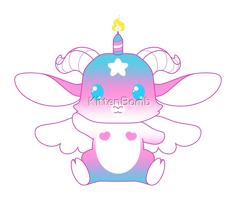 "Baphomet Gay Pride - Transgender " by KittenBomb | Redbubble