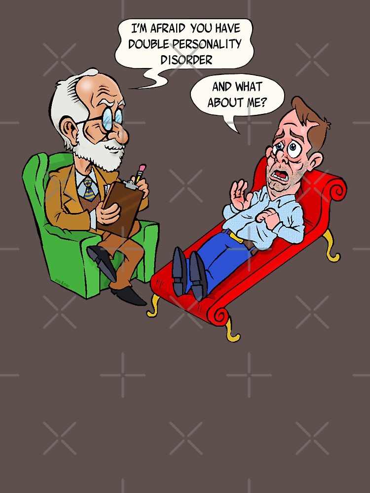 "Freud - Double personality" Essential T-Shirt for Sale by Dan e Dav Store | Redbubble