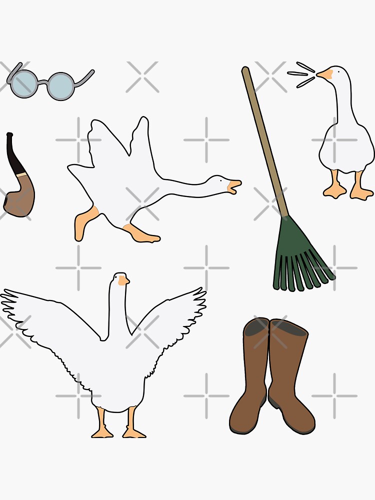 "Untitled Goose | Sticker Pack | Sticker Sheet" Sticker for Sale by ...