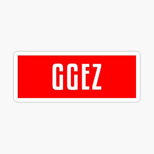 Ggez Stickers | Redbubble