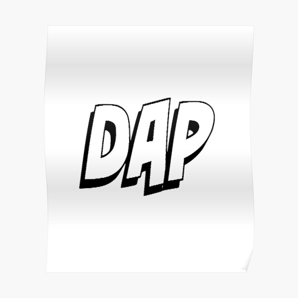 "Dap" Poster by yotaeji | Redbubble