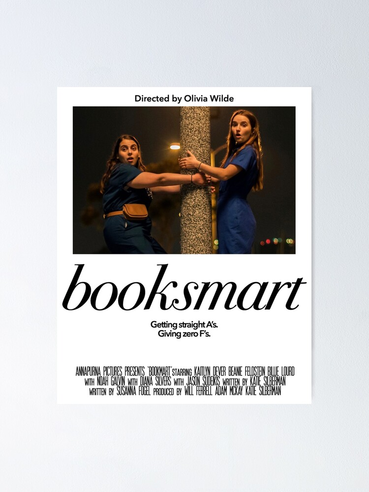 "BOOKSMART - A24 Style indie poster - comedy movie poster - alternative ...