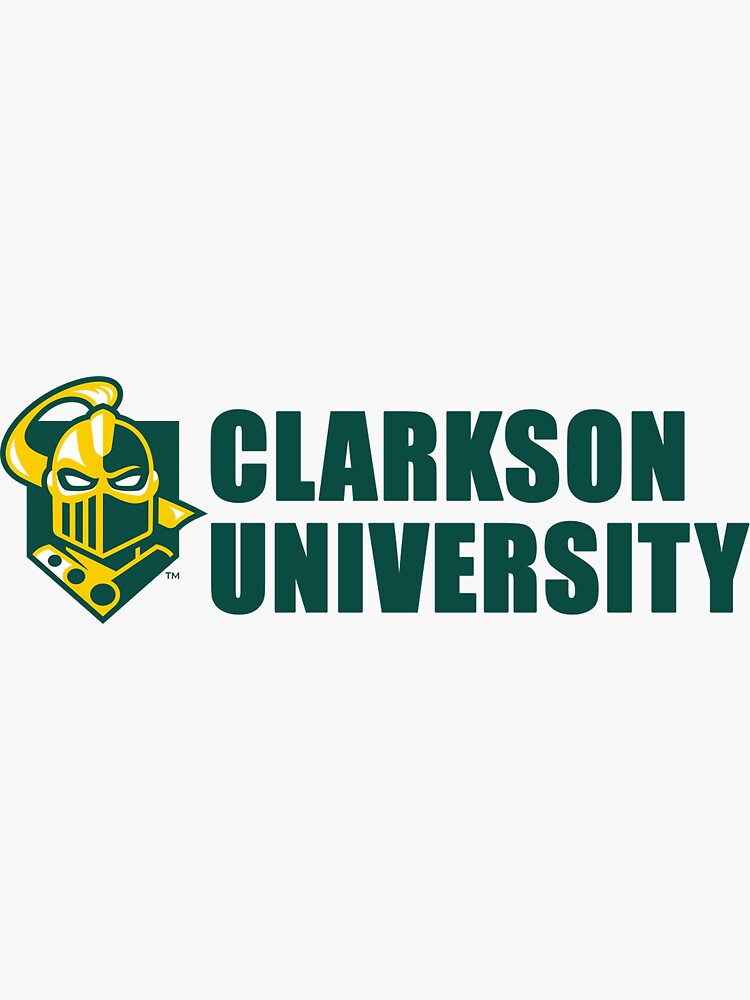 "CLARKSON UNIVERSITY" Sticker for Sale by emilywisnewski | Redbubble