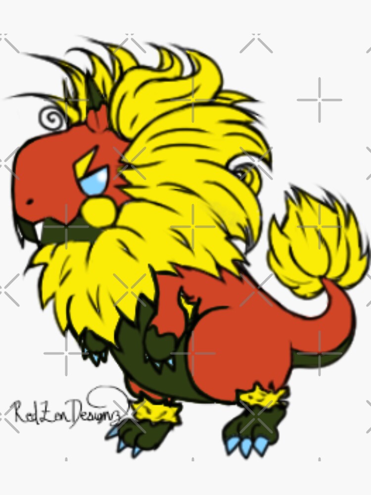 "Neo the Dinosaur" Sticker for Sale by RedZenDesignz | Redbubble