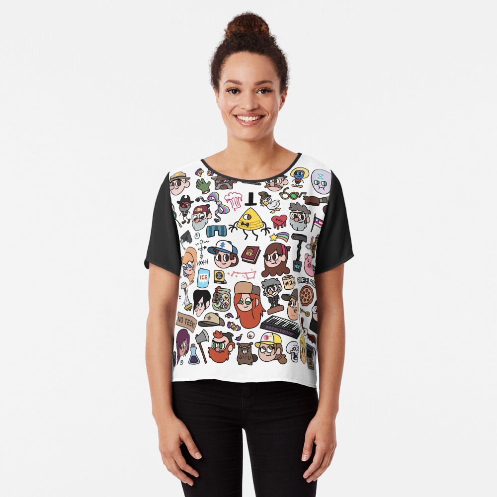 "Gravity Falls Doodle" Pin for Sale by joseanaya | Redbubble