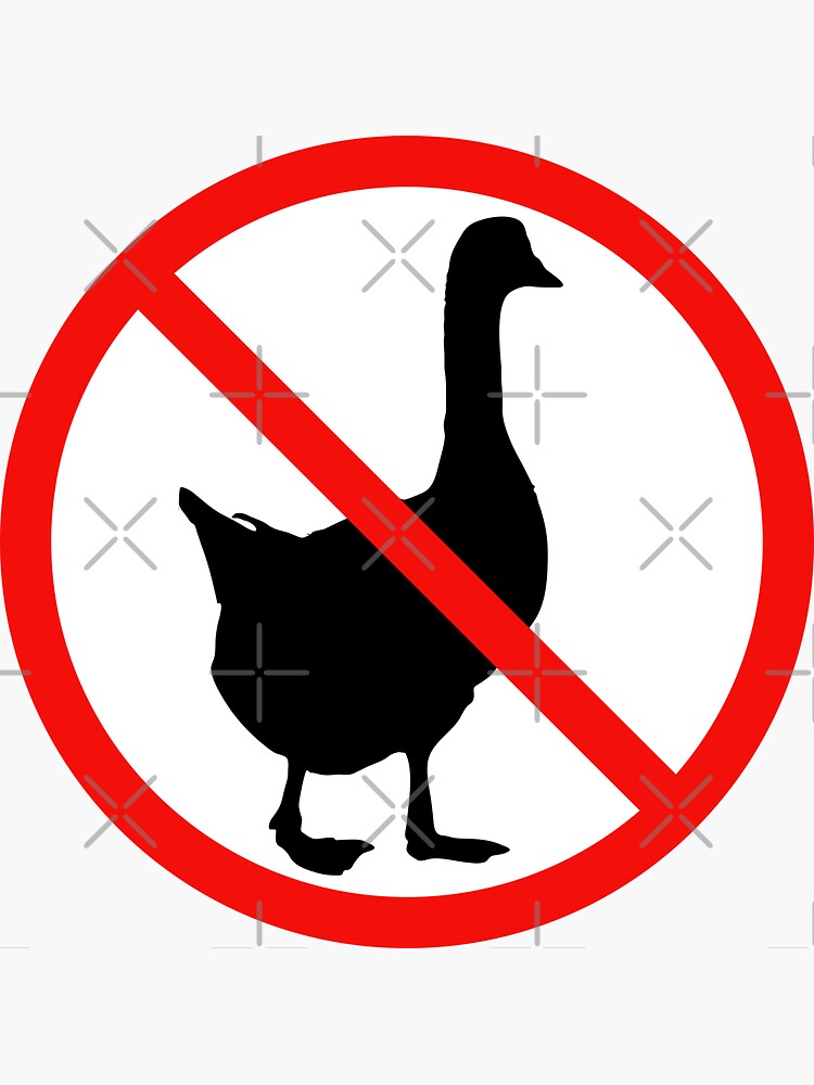 "Untitled Goose (No Goose!) | Shirt | Sticker" Sticker by countercolour ...