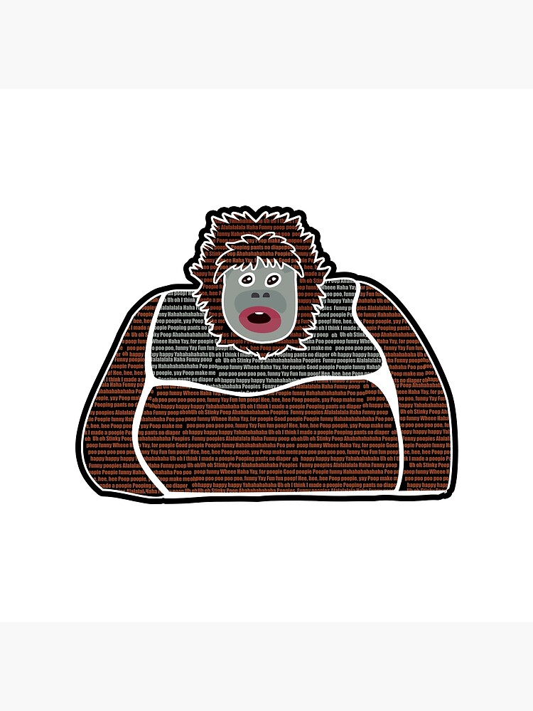 "Le Monke" Poster by benchaney53 | Redbubble