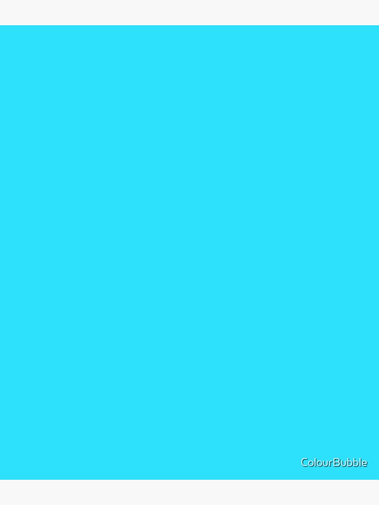 "Neon Blue" Poster by ColourBubble | Redbubble