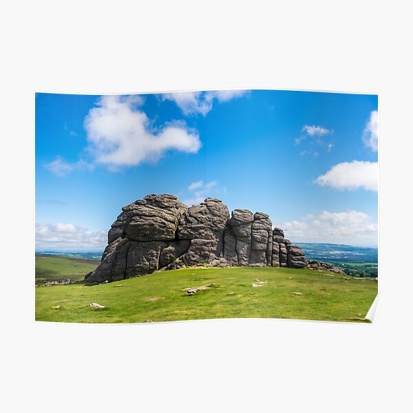 "Nahaufnahme von Haytor Rocks" Poster von namchetolukla | Redbubble