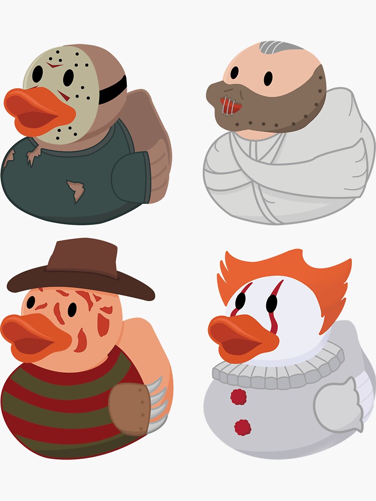 "The Spooky Ducks!" Sticker for Sale by TheJRenegade | Redbubble