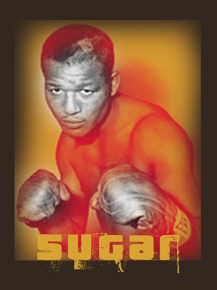 "sugar ray robinson 4" T-shirt for Sale by redboy | Redbubble | sugar ...